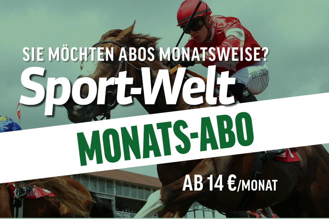 Das Sport-Welt Monats-Abo - GaloppOnline.de