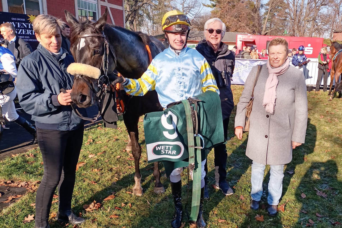 Lokalmatadorin Alaska Lady eröffnet den Renntag in Dresden ...